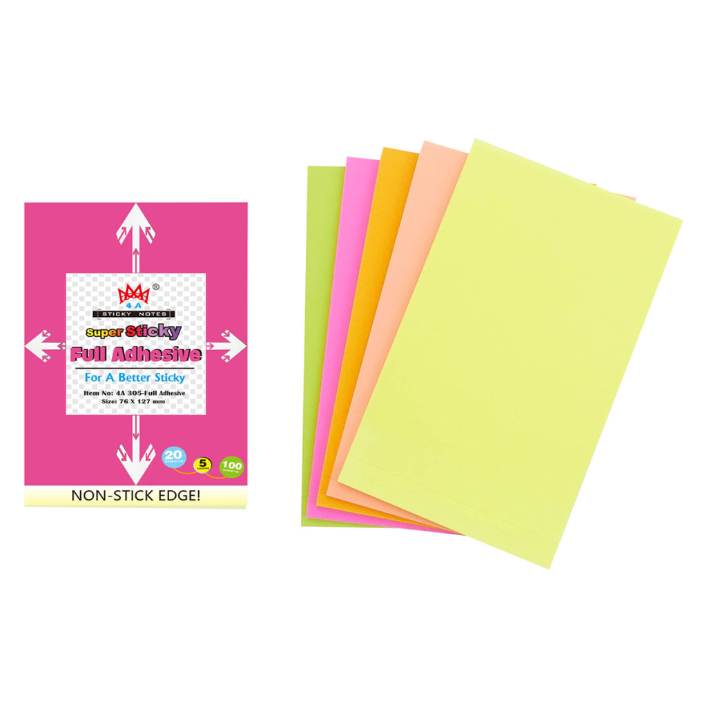 Full Adhesive Notes Archives - High Quality Sticky Notes by 4A